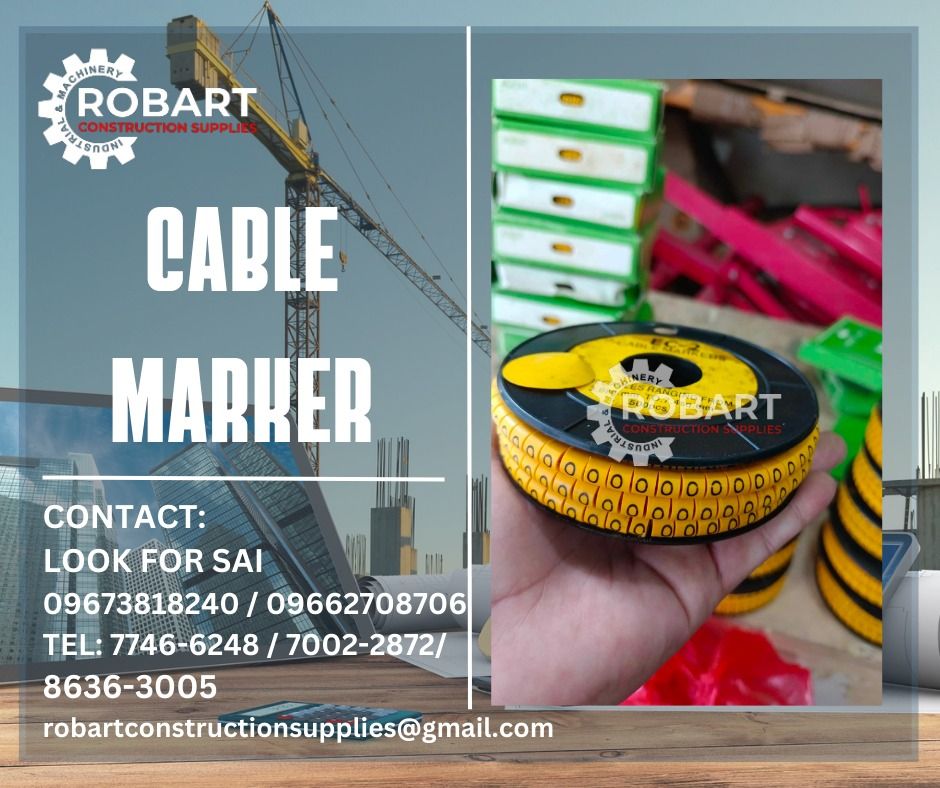 Cable Marker, Commercial & Industrial, Construction Tools & Equipment on Carousell