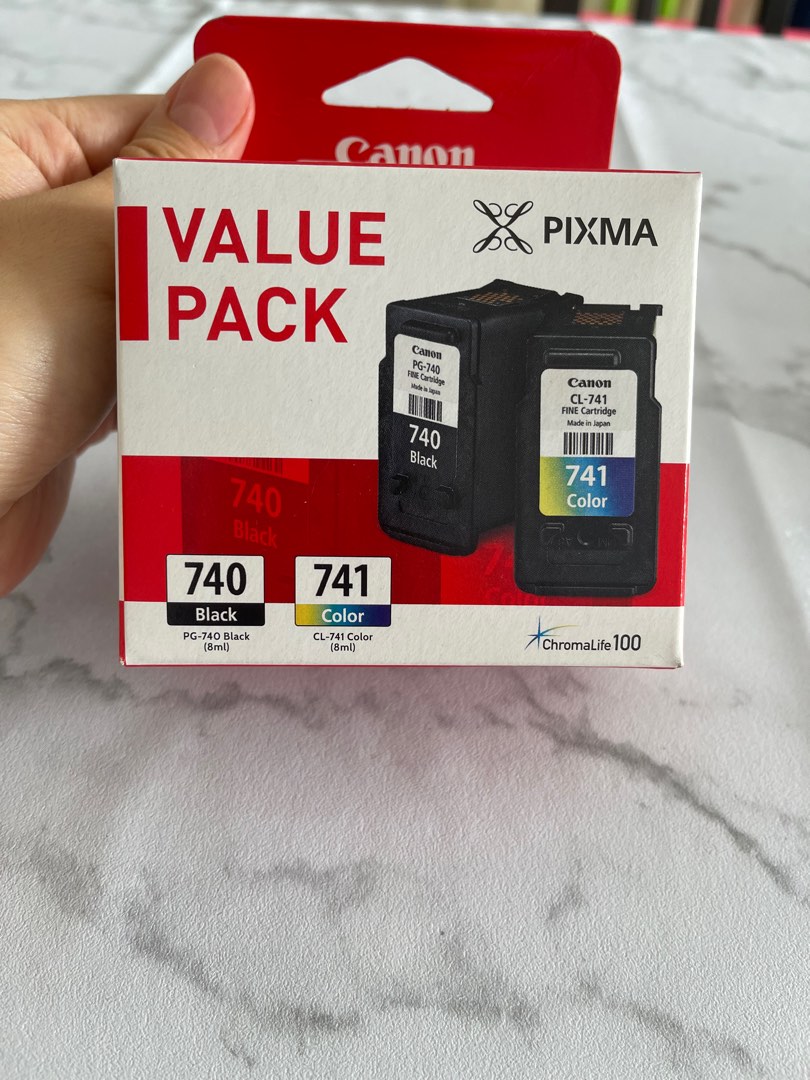 Canon Pixma Ink Cartridge 740 and 741, Computers & Tech, Printers ...