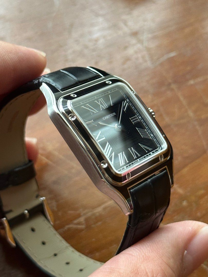 Cartier WSSA0046 Santos Dumont Lacquer, Luxury, Watches on Carousell
