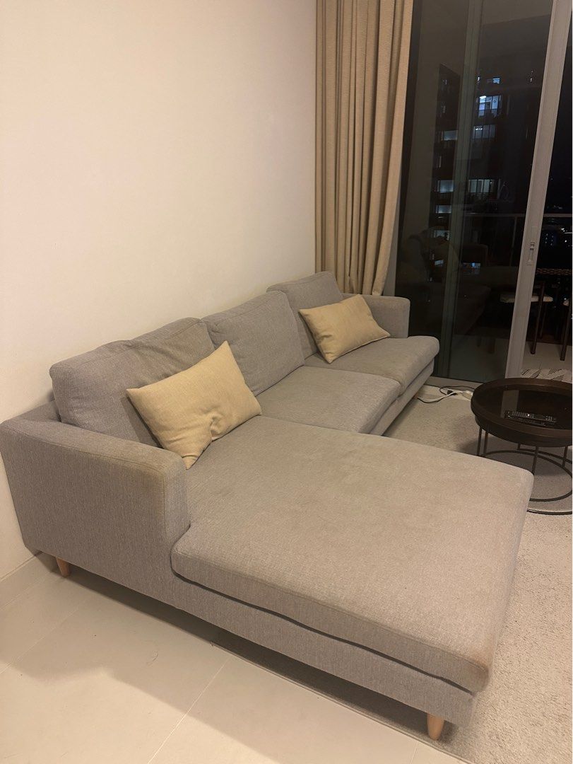 Casterly sofa, Furniture & Home Living, Furniture, Sofas on Carousell