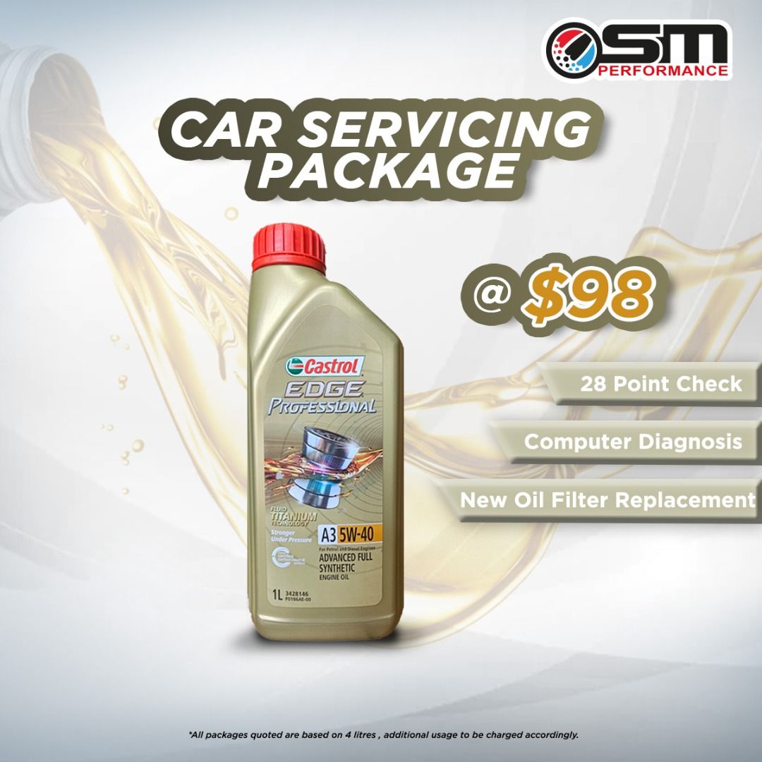 Engine Oil | Car Servicing | Castrol Edge Professional 5W-40 Servicing ...