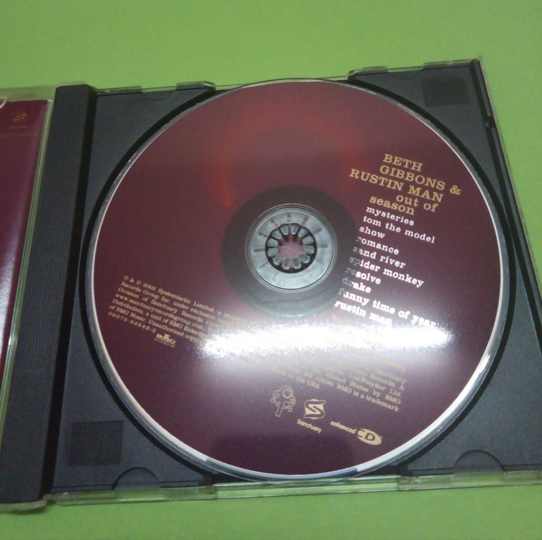 CD BETH GIBBONS & RUSTIN MAN : OUT OF SEASON ALBUM (2002) PORTISHEAD ...