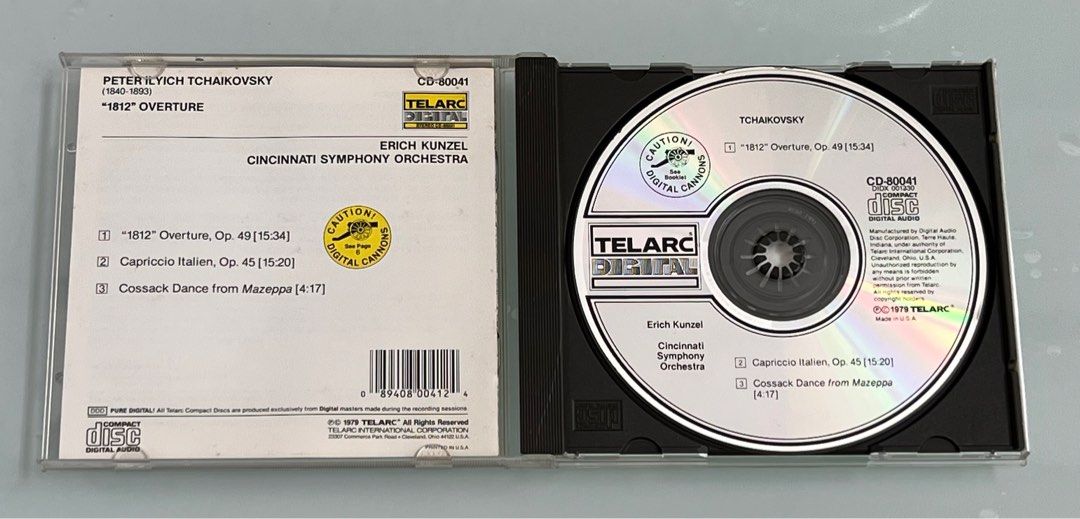 Cd Tchaikovsky 1812, Audio, Portable Audio Accessories on Carousell