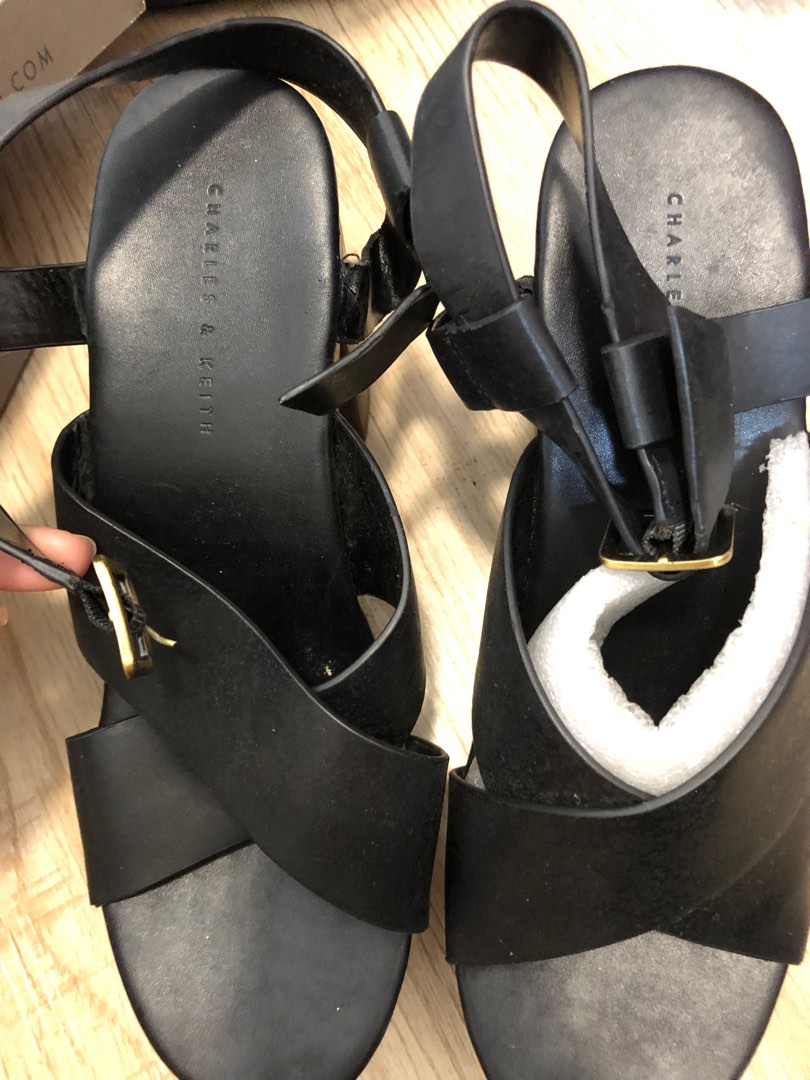 Charles & Keith Block Heels, Women's Fashion, Footwear, Heels on Carousell