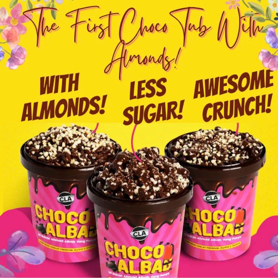 Choco Pink Tub by Choco Albab, Food & Drinks, Homemade Bakes on Carousell