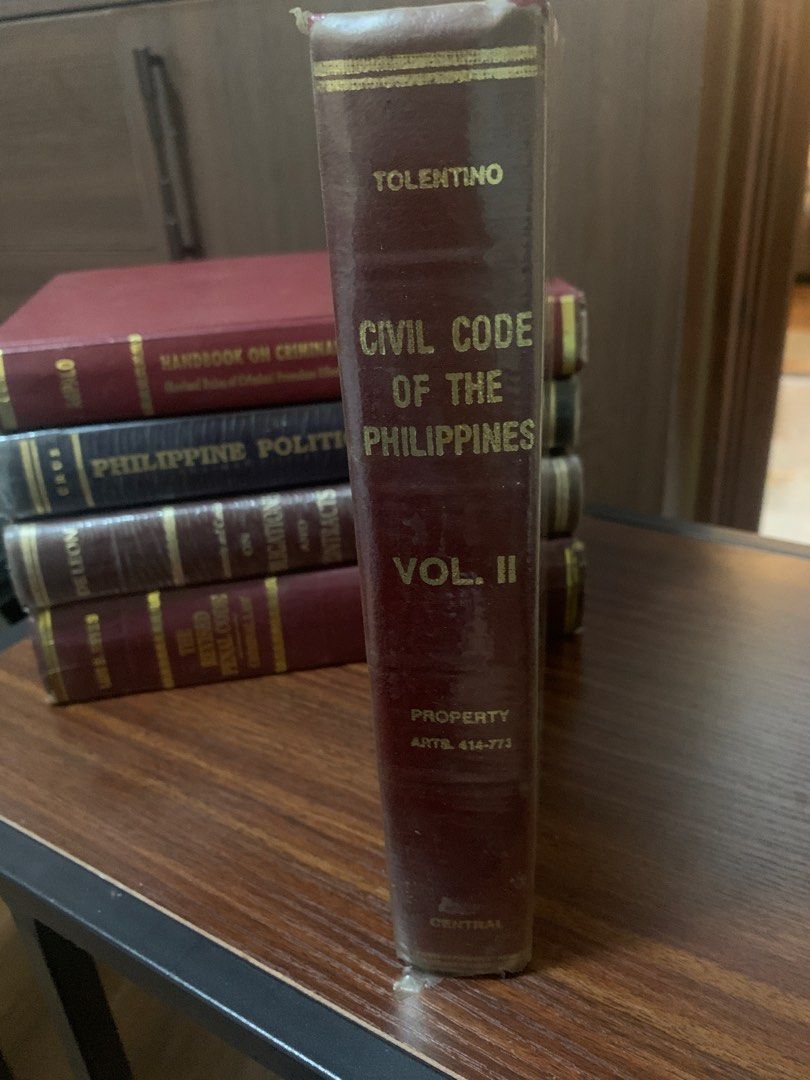 Civil Code of the Philippines ( Art.414-773) Property by Arturo M ...