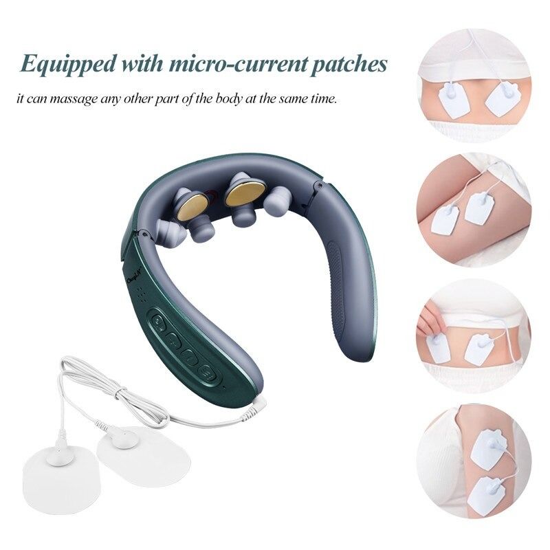 CkeyiN Electric Vibration Neck Massager EMS TENS Pulse Pain Soreness ...