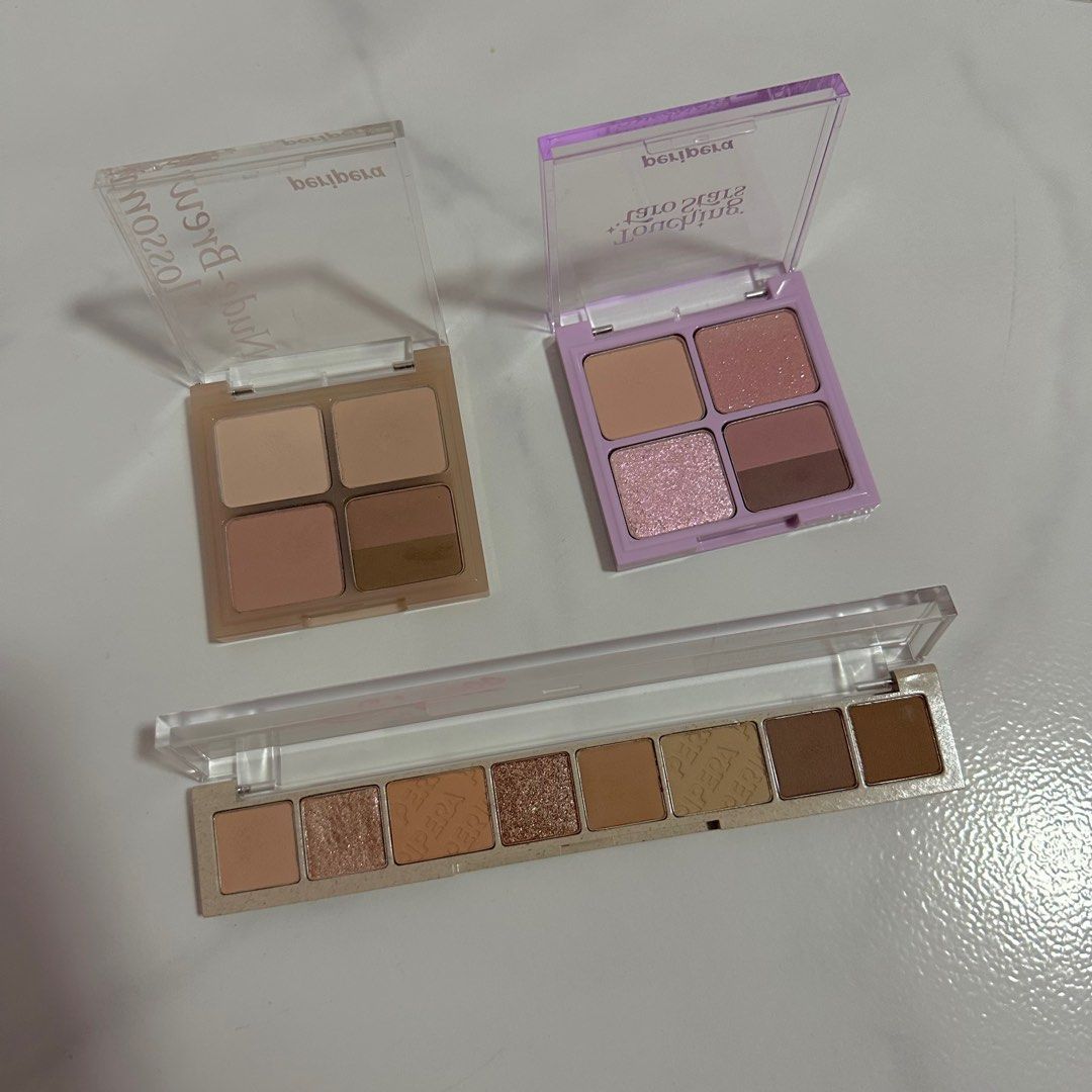 Clio and Peripera eyeshadow palettes, Beauty & Personal Care, Face ...
