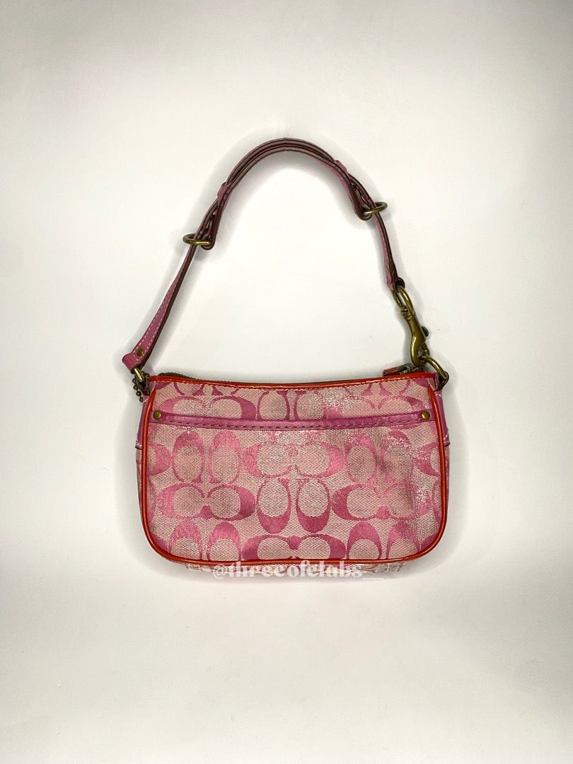 Coach Demi Pink Metallic Signature Limited Edition, Luxury, Bags ...