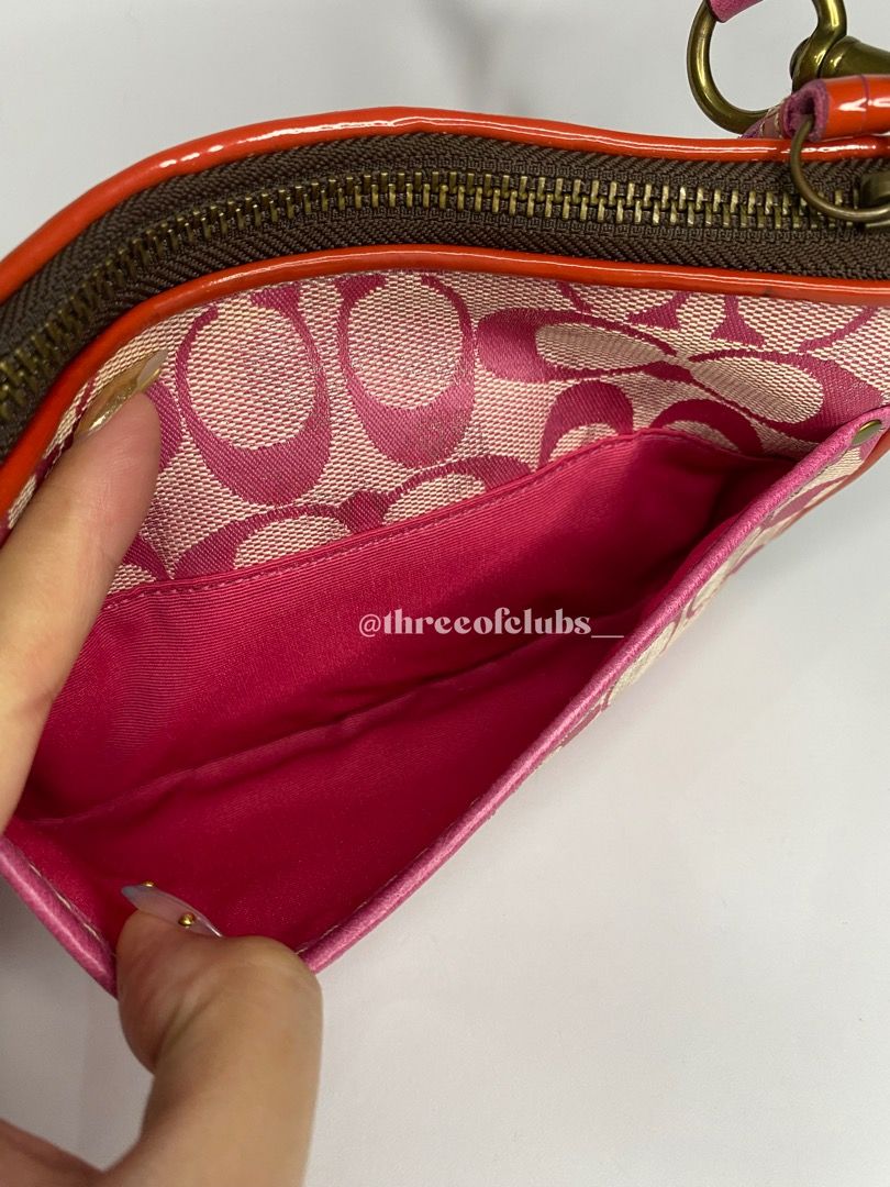 Coach Demi Pink Metallic Signature Limited Edition, Luxury, Bags ...