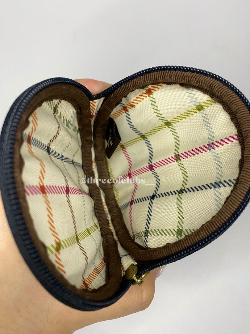 Coach Round Coin Purse in Signature Canvas, Luxury, Bags & Wallets on ...