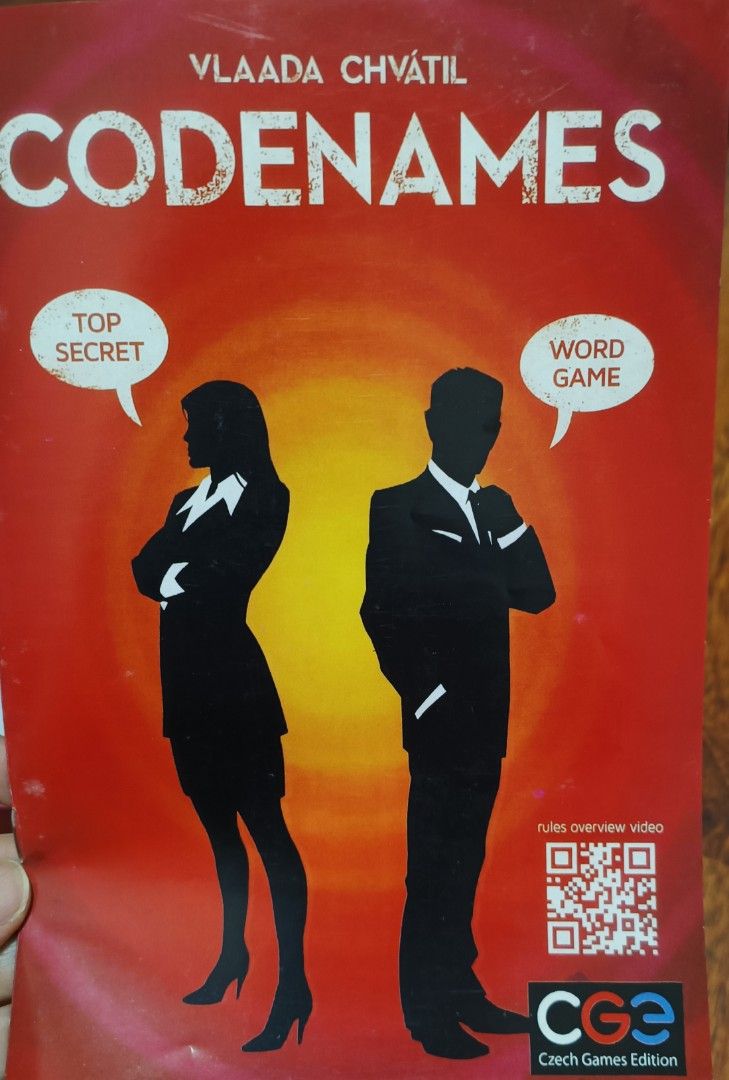 Codenames Card Game, Hobbies & Toys, Toys & Games on Carousell