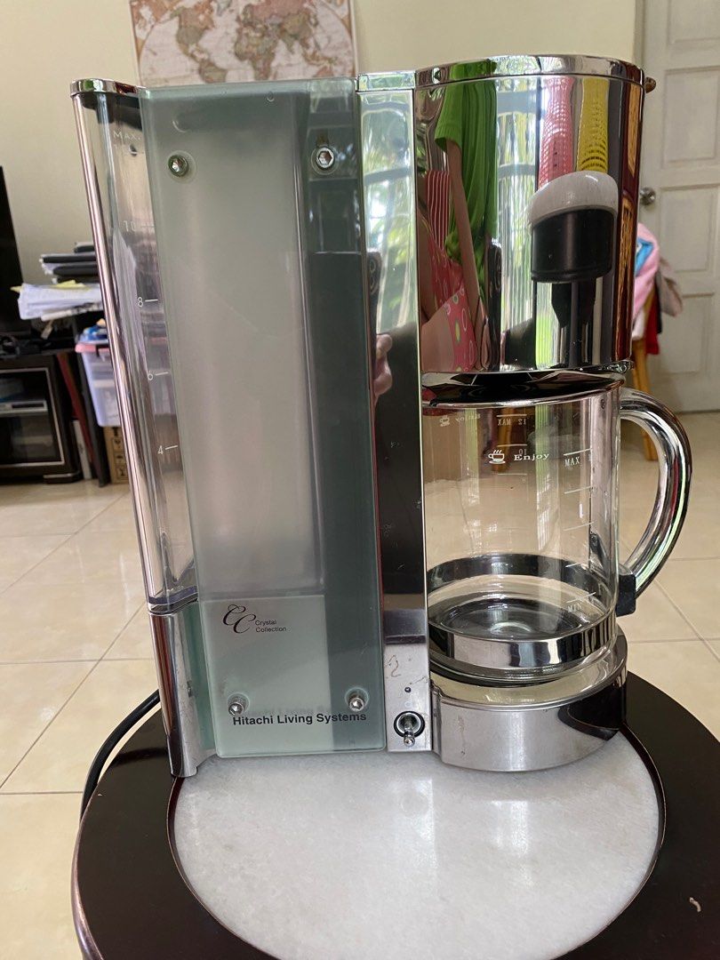Hitachi Crystal Collection Coffee maker, TV & Home Appliances, Kitchen ...