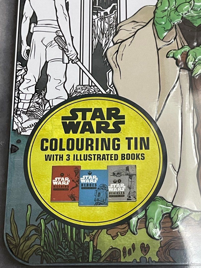 COLLECTORS STAR WARS COLOURING TIN, Hobbies & Toys, Collectibles ...