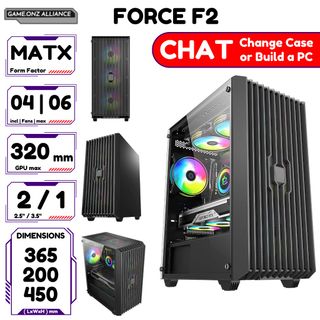 FRACTAL DESIGNS FOCUS 2 WHITE PC CASING CHASSIS | ATX MATX MOBO ATX PSU ...