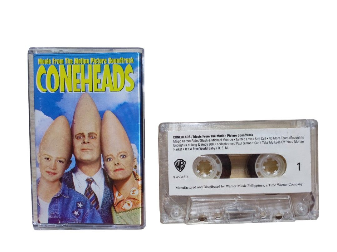 Coneheads 90s movie cassette tape Vintage with Red Hot Chili Peppers ...