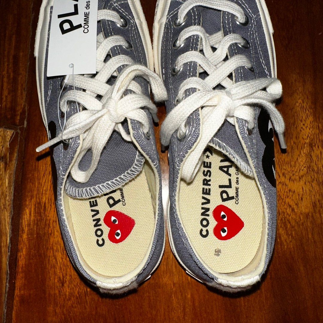 Converse CDG GRAY (AUTHENTIC), Women's Fashion, Footwear, Sneakers on ...