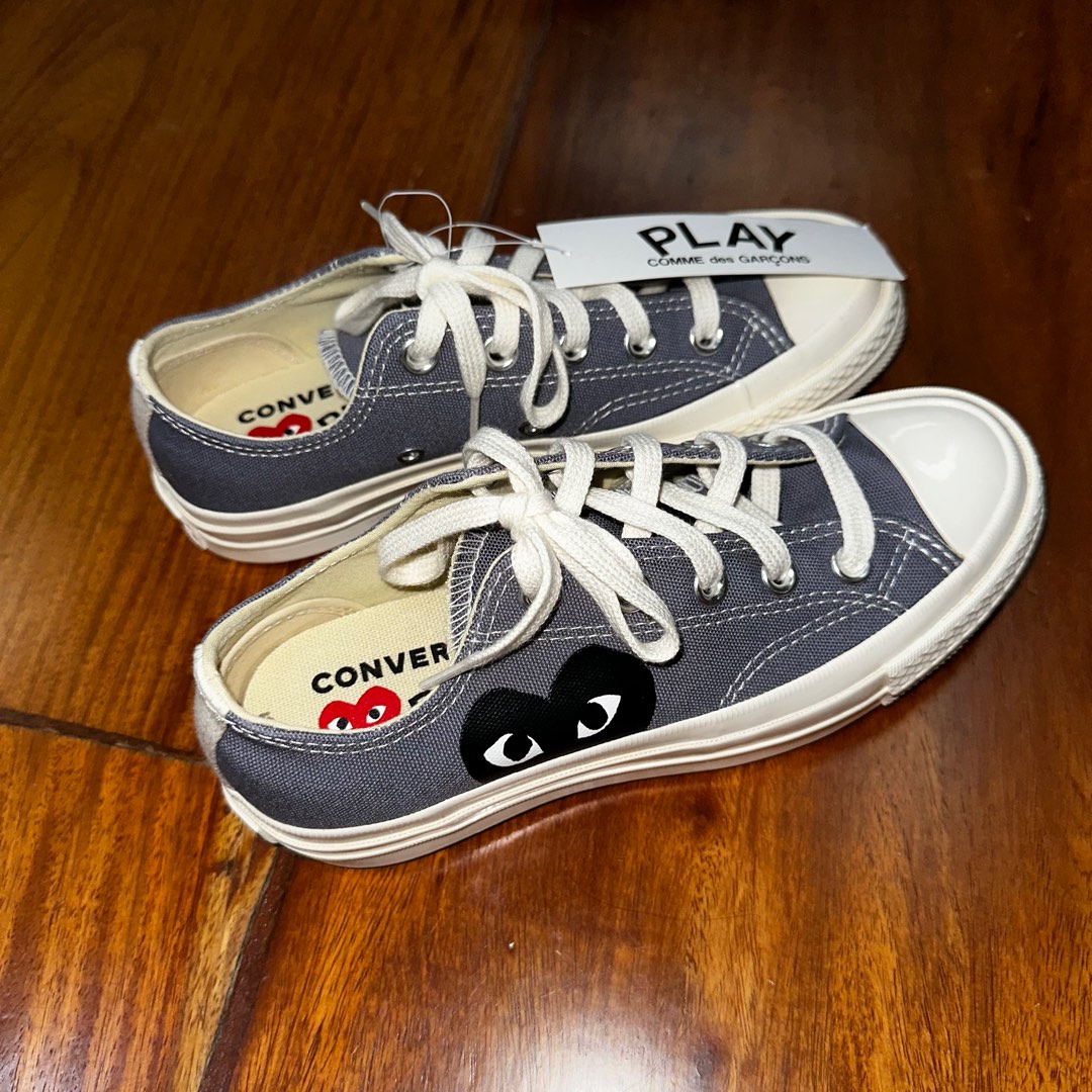 Converse CDG GRAY (AUTHENTIC), Women's Fashion, Footwear, Sneakers on ...