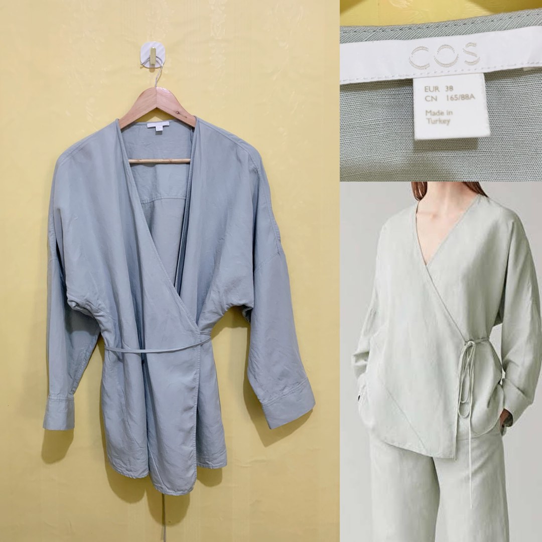 COS linen top, Women's Fashion, Tops, Blouses on Carousell