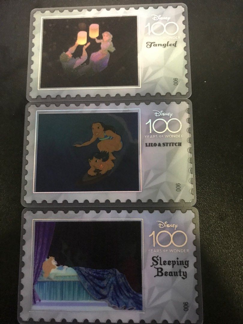 CPCM Disney 100 Rare Cards (Sleeping Beauty/Lilo & Stitch/Tangled ...