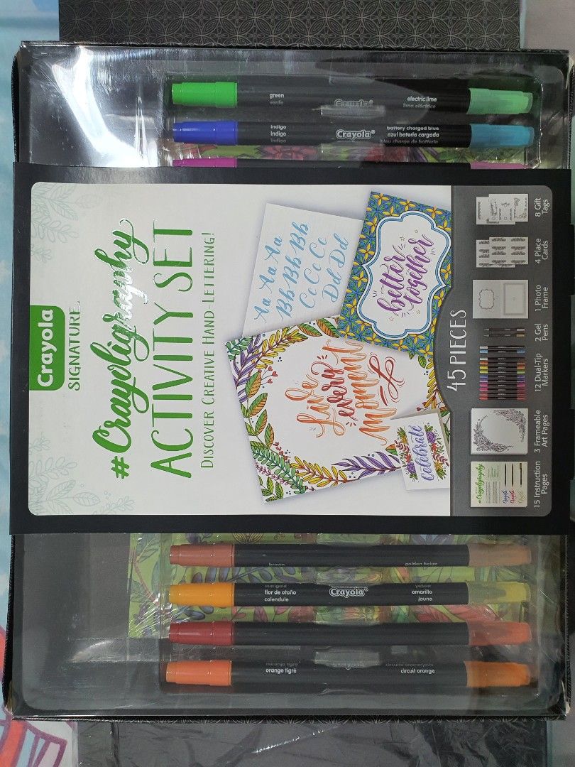 Crayola Calligraphy Activity Set, Hobbies & Toys, Stationery & Craft ...