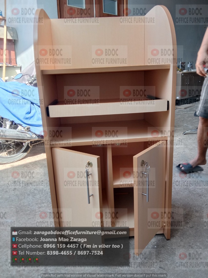 CUSTOMIZED PODIUM / GUARD DESK / OFFICE PARITTION OFFICE FURNITURE ...