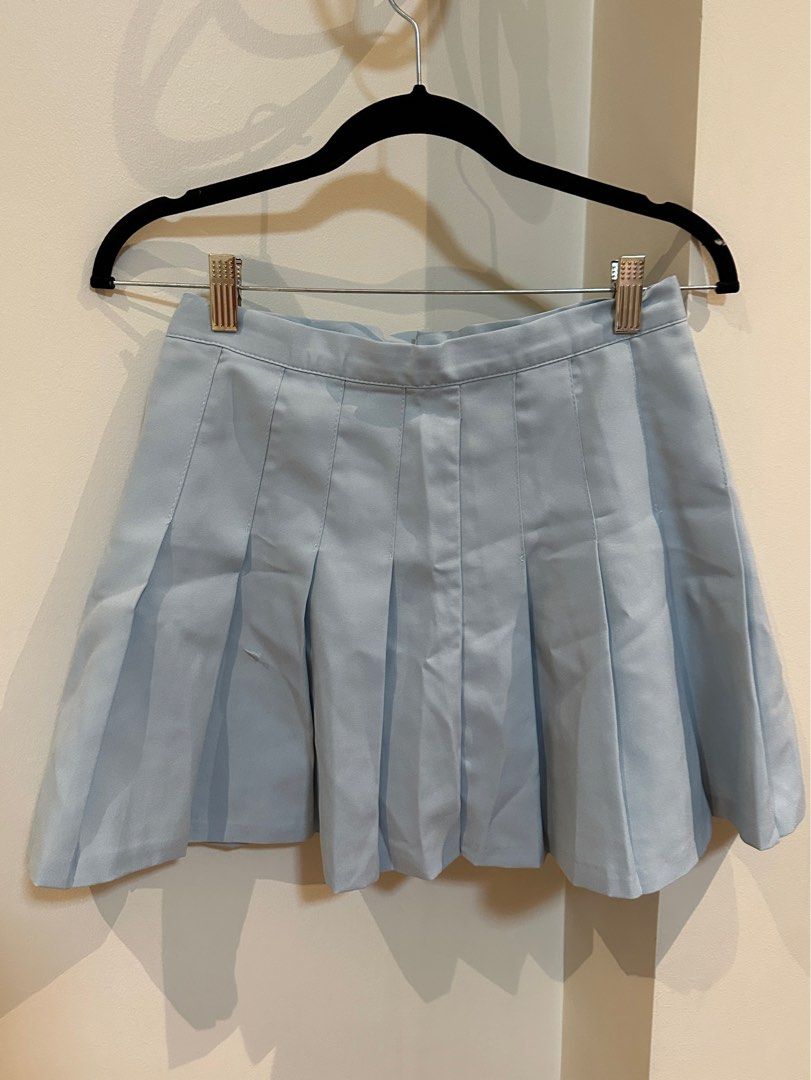 Cute Light Blue Skirt, Women's Fashion, Bottoms, Skirts on Carousell