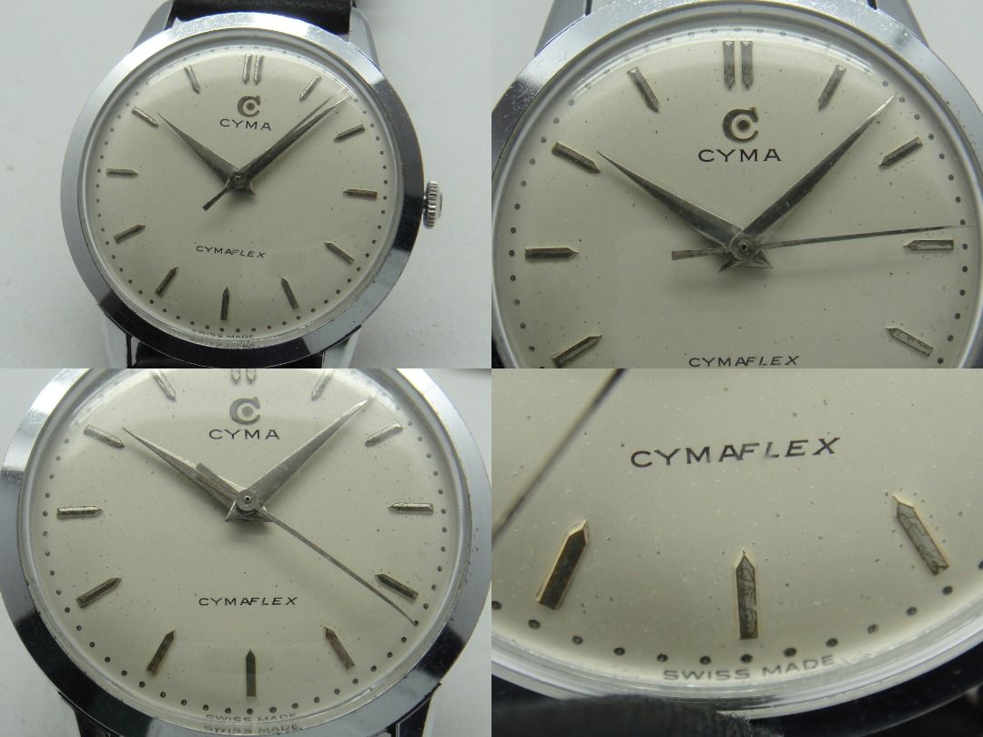CYMA CYMAFLEX 17 JEWELS HAND WINDING WATCH 1950 to 60's, Men's Fashion ...