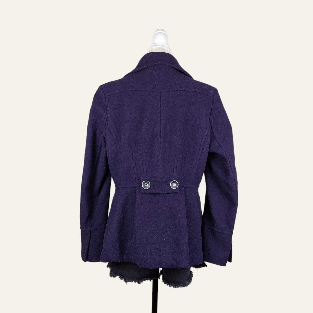 Dark purple wool coat, Women's Fashion, Coats, Jackets and Outerwear on ...