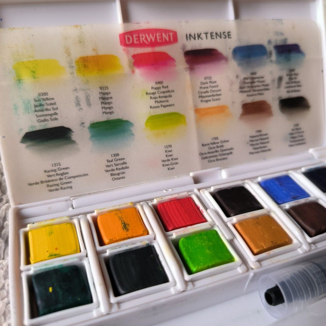 Derwent Inktense Ink Paints, Hobbies & Toys, Stationary & Craft, Craft ...