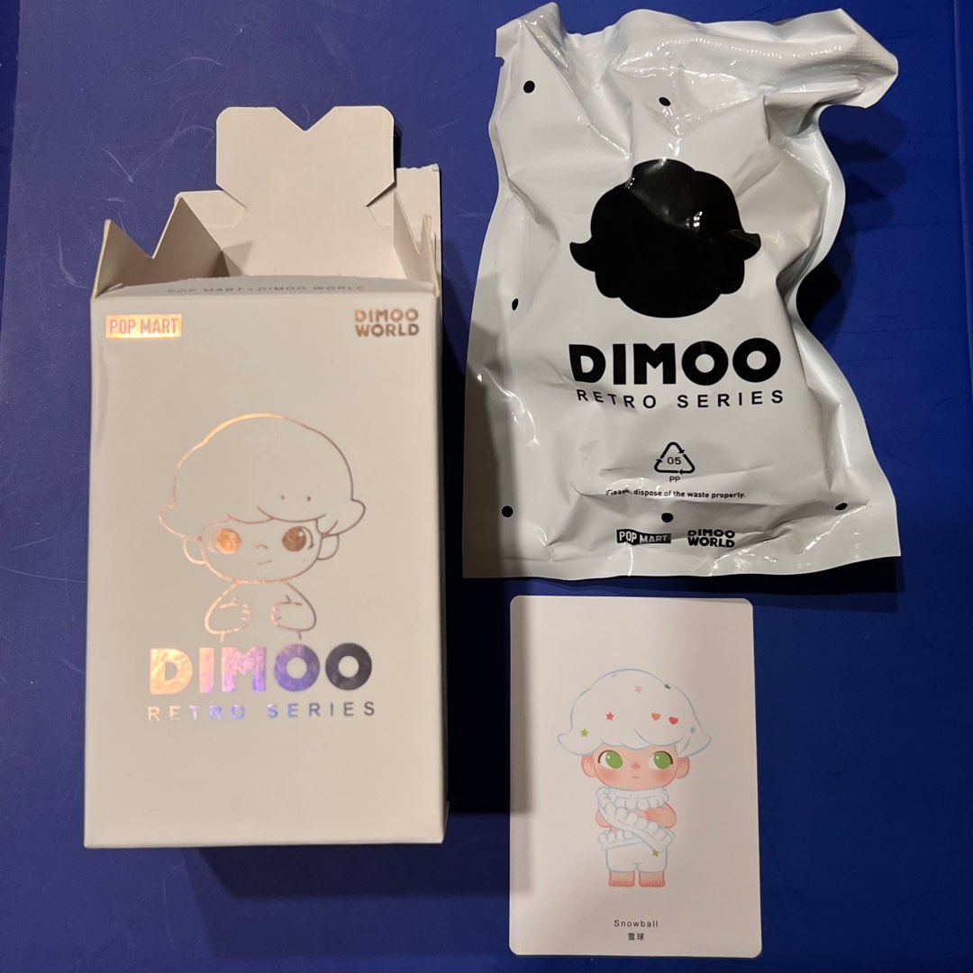 Dimoo Retro Snowball, Hobbies & Toys, Toys & Games on Carousell