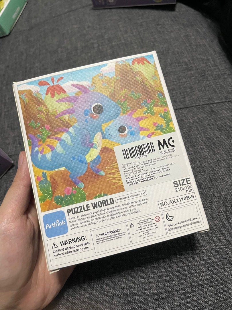 Dinosaur children puzzle, Hobbies & Toys, Toys & Games on Carousell