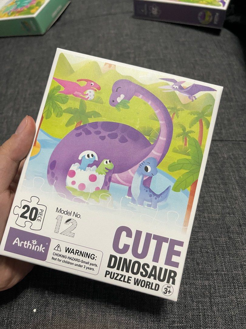 Dinosaur children puzzle, Hobbies & Toys, Toys & Games on Carousell