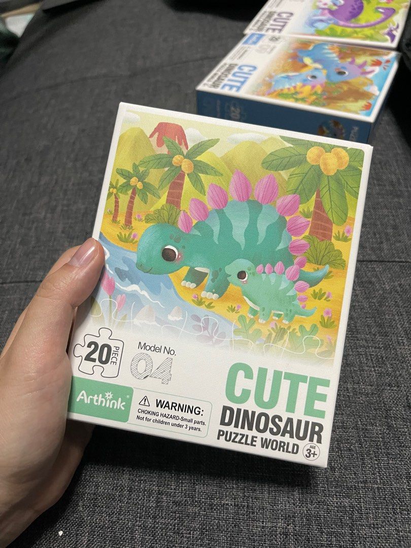 Dinosaur children puzzle, Hobbies & Toys, Toys & Games on Carousell