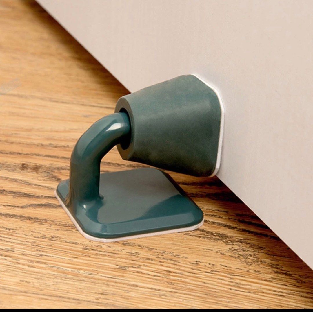 Door stopper (stick on and no drilling needed), Furniture & Home Living ...