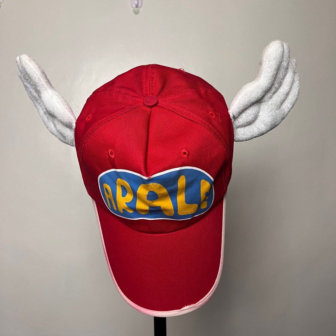 Dr. Slump Arale Anime Cosplay Angel Wings Adult Belt Strap Cap Hat Red ...