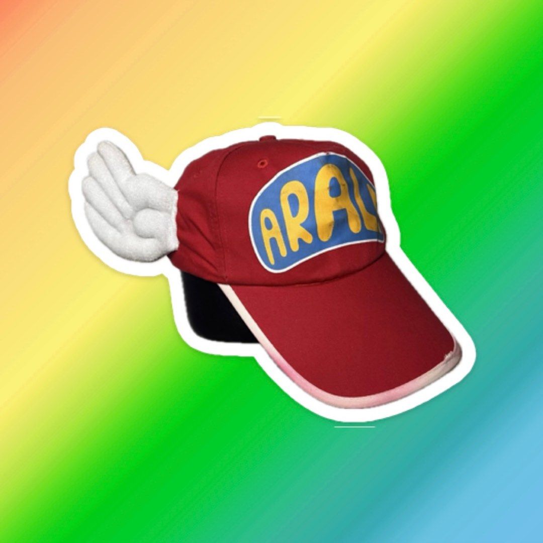 Dr. Slump Arale Anime Cosplay Angel Wings Adult Belt Strap Cap Hat Red ...