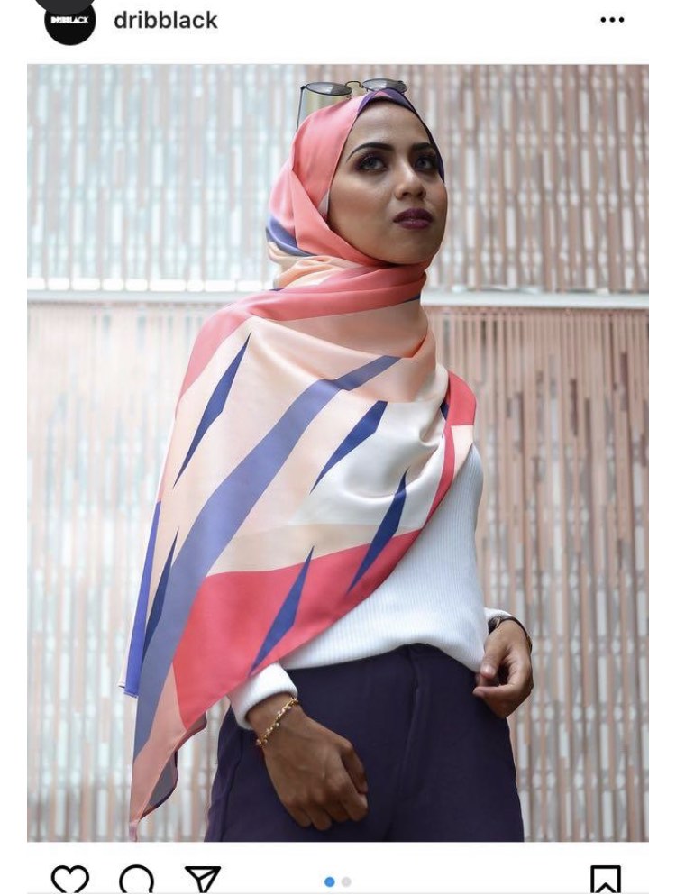 Dribblack shawl, Women's Fashion, Muslimah Fashion, Hijabs on Carousell