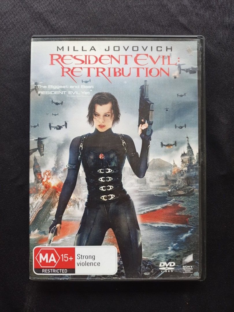 DVD Resident Evil : Retribution, Hobbies & Toys, Music & Media, CDs ...