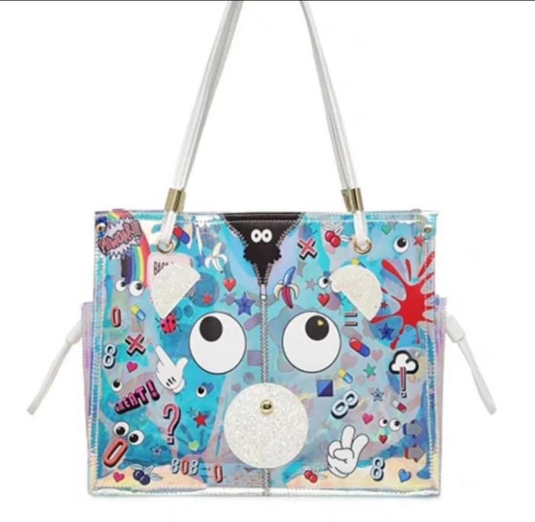 Eye Theme Tote Bag, Women's Fashion, Bags & Wallets, Tote Bags on Carousell