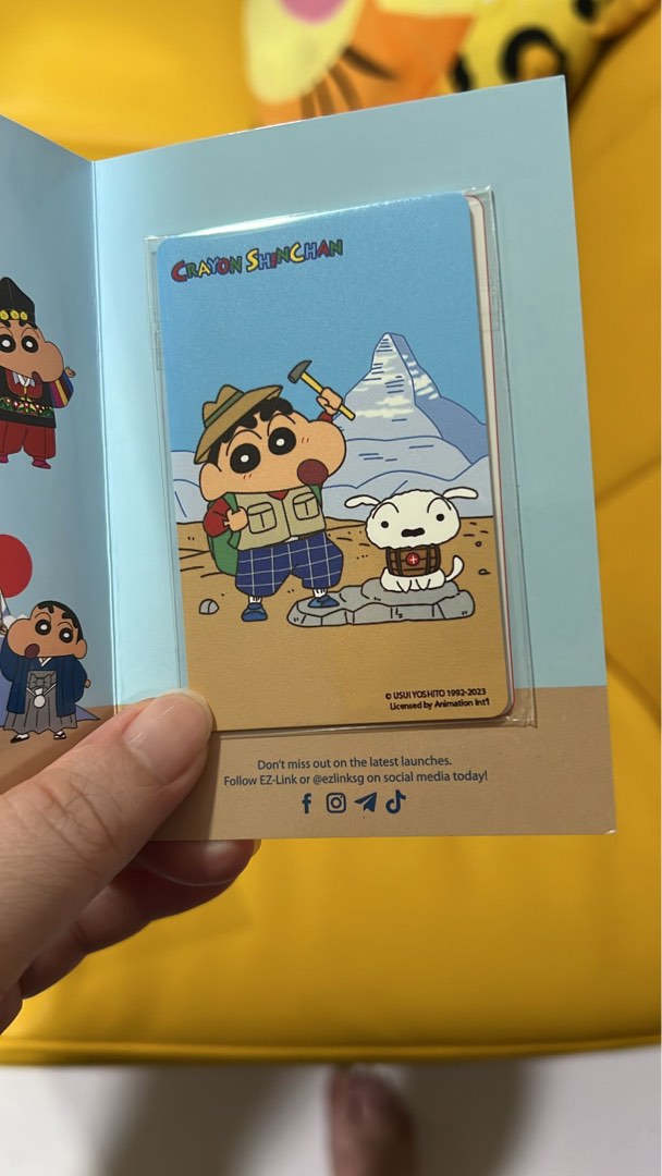 EZ-Link Card - Crayon Shin, Hobbies & Toys, Travel, Travel Essentials ...
