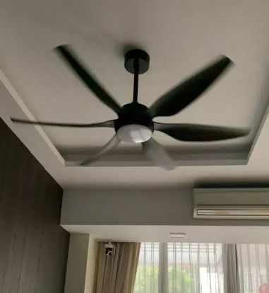 FANCO Heli / Heli Pro (56/66 inch) Ceiling Fan W 3 Tone LED Light Kit ...