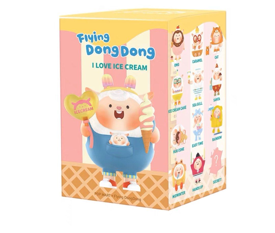 FLYING DONG DONG I LOVE ICE CREAM POPMART / FULL SET / SINGLE BLIND BOX ...