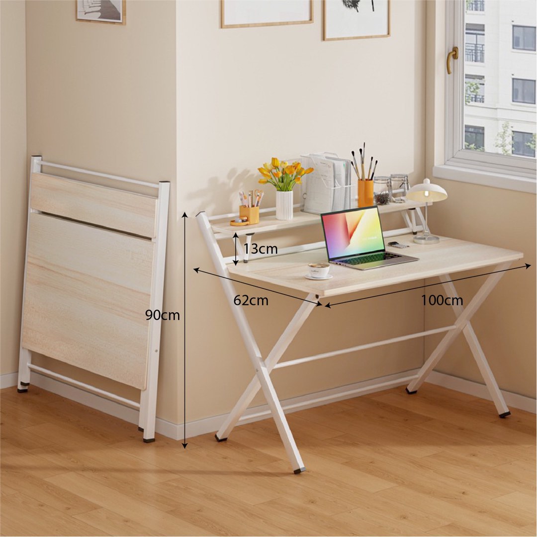 Foldable Study Desk, Furniture & Home Living, Furniture, Other Home Furniture on Carousell