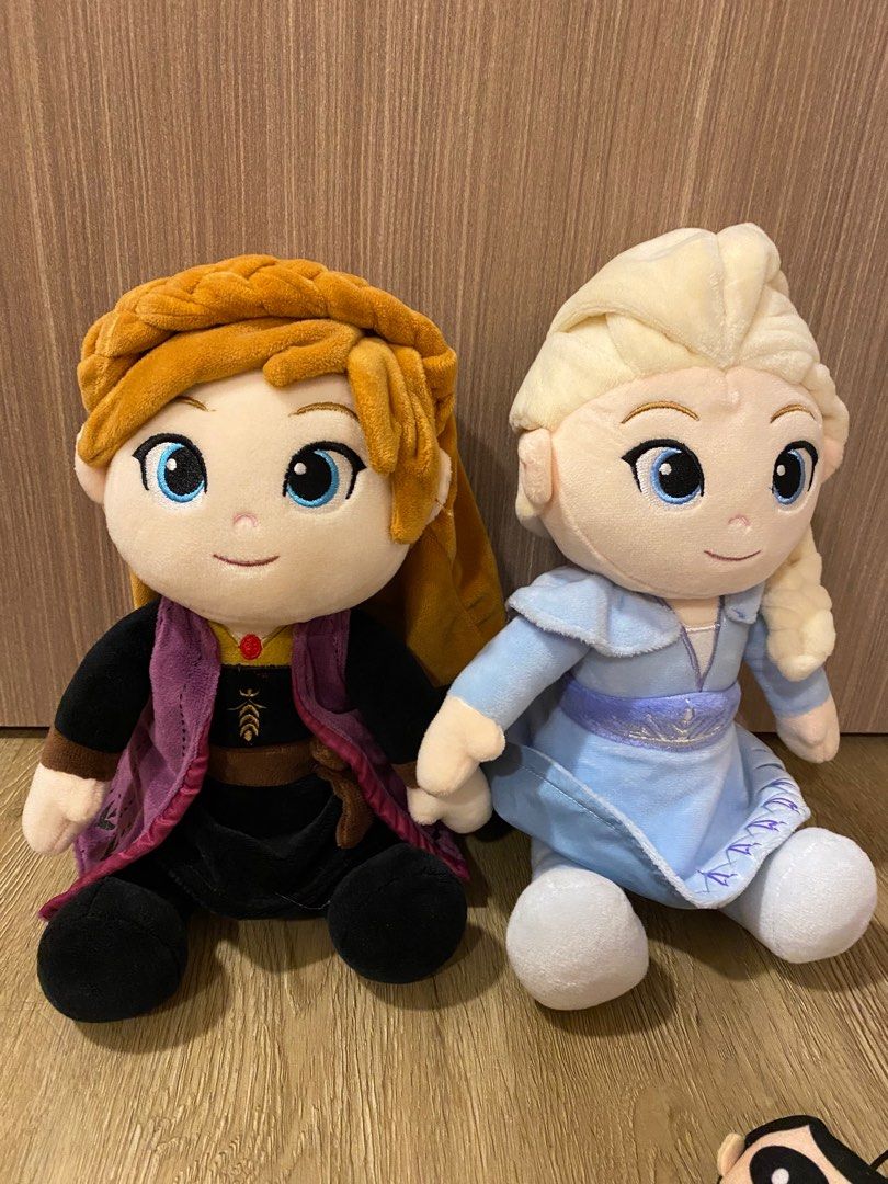 Frozen Elsa and Anna Plush Soft Toy. Changi special., Hobbies & Toys ...
