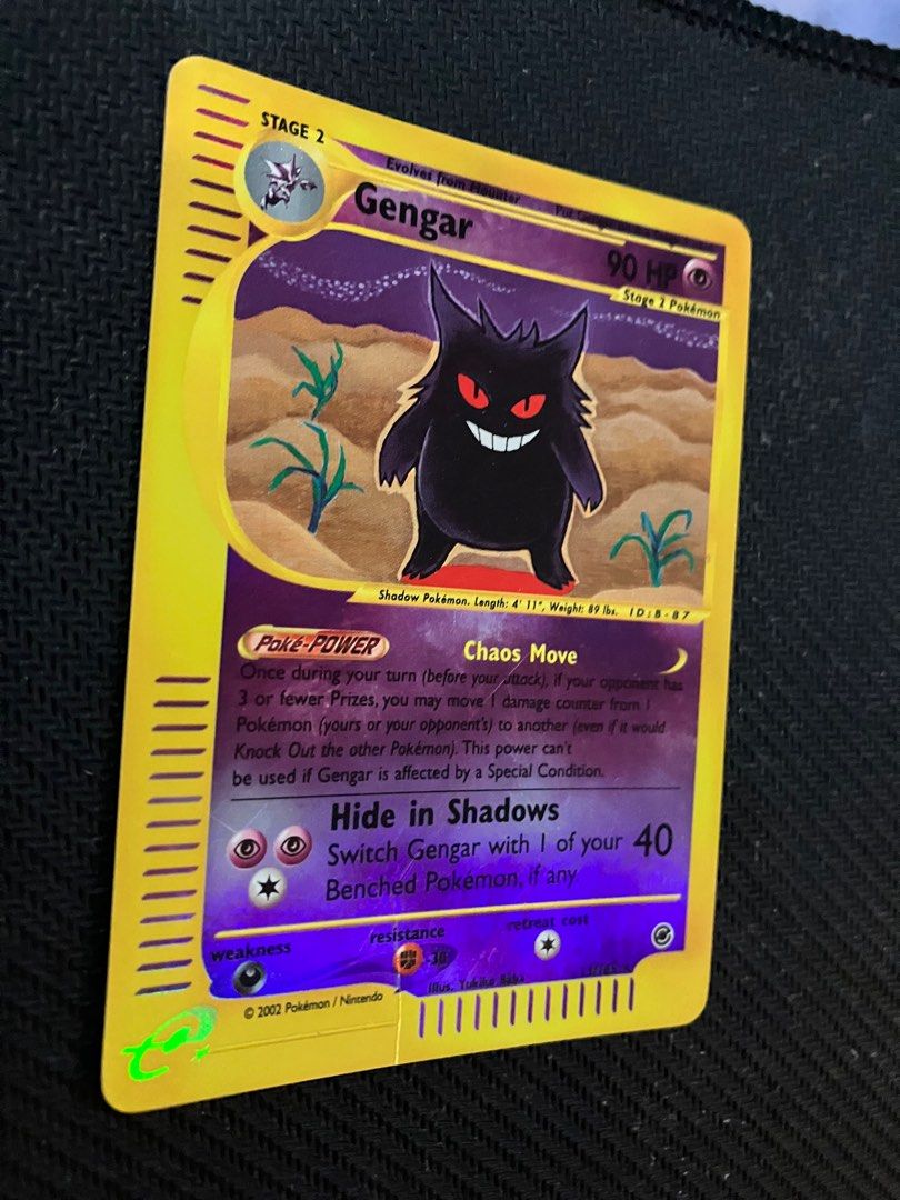 Gengar [Reverse Holo] #13 Pokemon Expedition Pokemon Cards/TCG, Hobbies ...