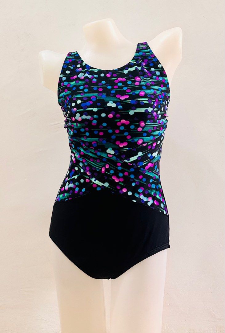Gabar High Neck One Piece Swimsuit, Women's Fashion, Swimwear, Bikinis ...