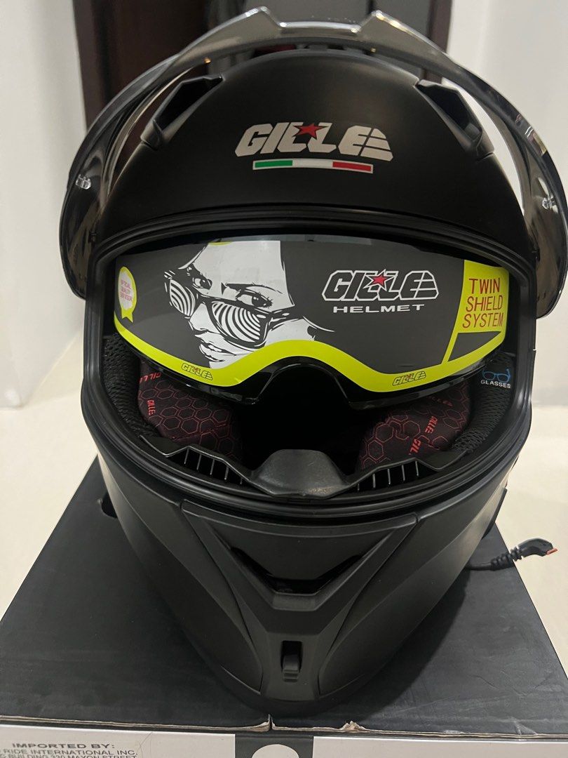 Gille Helmet GTS-V1 Matte Black, Sports Equipment, Other Sports Equipment and Supplies on Carousell