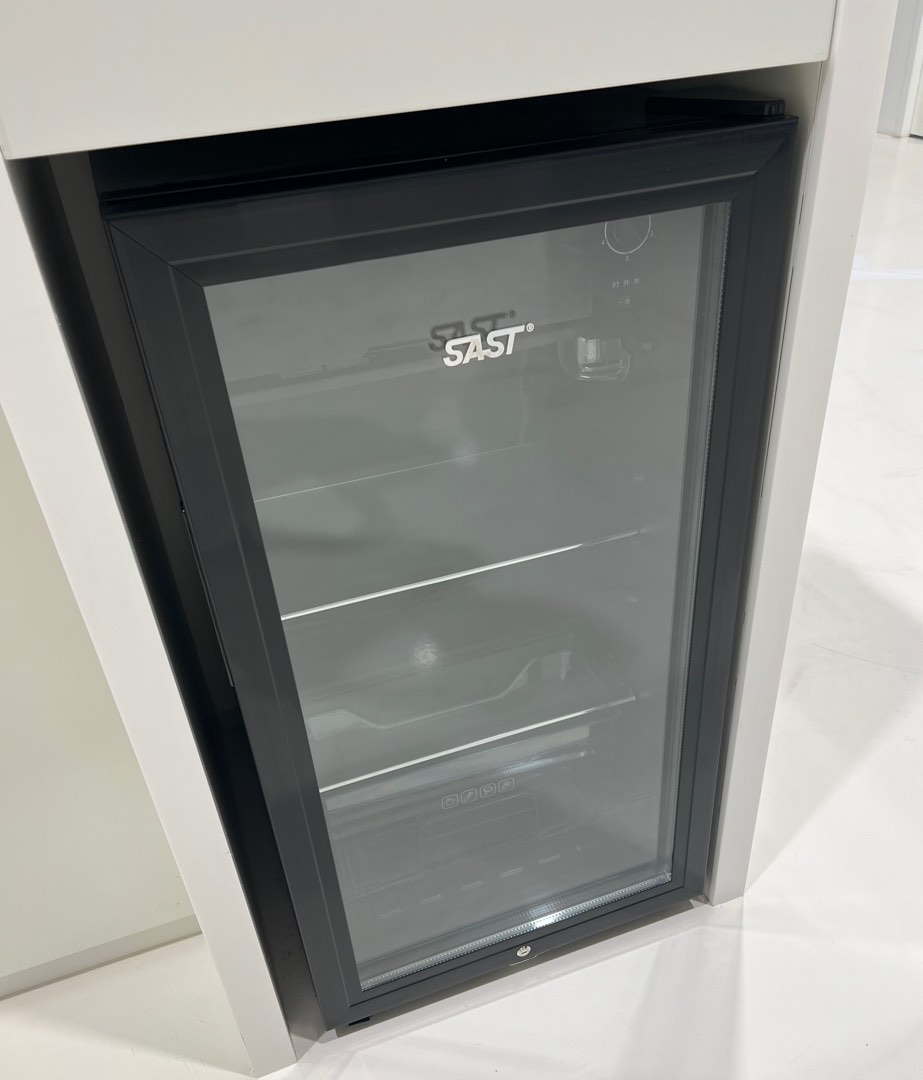 Glass display chiller bar fridge 90L, TV & Home Appliances, Kitchen ...