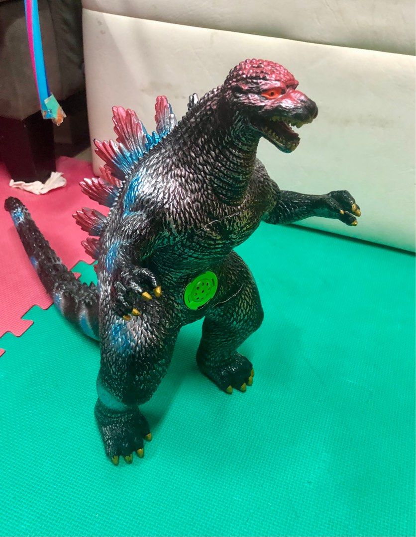 Godzilla Rubber Toy with Sound, Hobbies & Toys, Toys & Games on Carousell